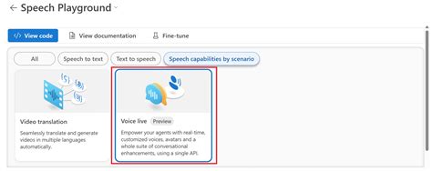 リアルタイム音声エージェント用の azure ai speech 音声ライブの使用を開始する azure ai services