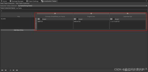 Unity之（多语言）localization本地化工具unity Localization Csdn博客