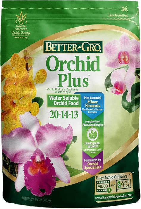 Better Gro Orchid Plus 20 14 13 Urea Free Orchid