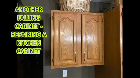 Repairing A Kitchen Cabinet Cheaply And Easily You