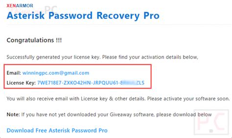 Xenarmor Asterisk Password Recovery Pro License Key