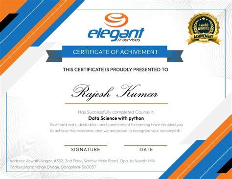 Best Python Course In Bangalore Elegant It Services