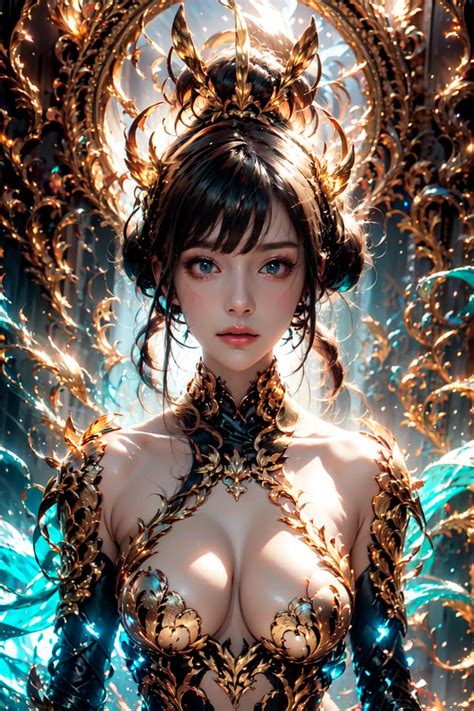 Goddess Naked Magic Cir Image Created By Tensor Art
