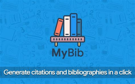 Mybib Free Citation Generator Chrome Web Store