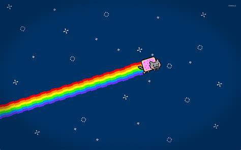 Nyan Cat Flying Wallpaper Meme Wallpapers 47320