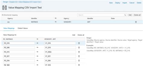 sap cloud integration csv import in value mappin sap community