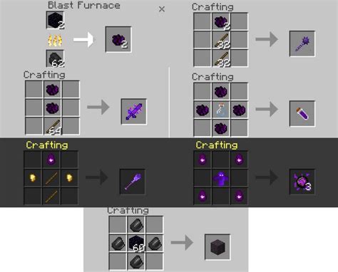 Obsidian Items Addon For Minecraft Pe 1 16 10