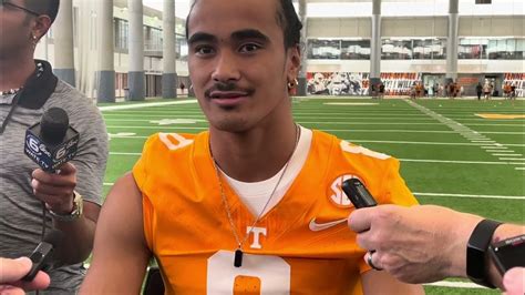 Tennessee Football Vols Qb Nico Iamaleava Talks About Relationship