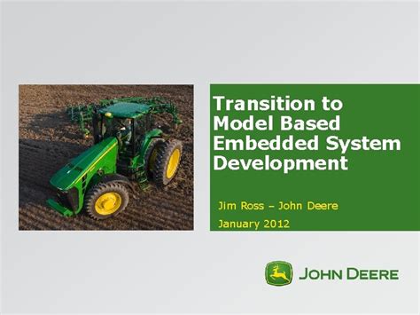 Transition To Model Based Embedded System Development Jim