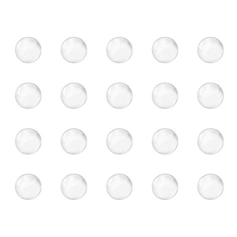Uxcell Solid Round Clear Glass Ball Boiling Stones Soda Lime Glass