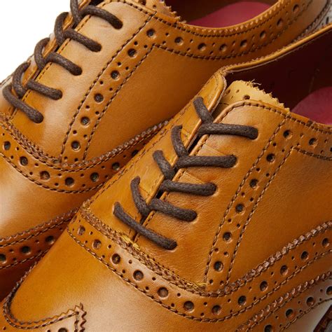 Grenson Stanley Brogue Tan End Us