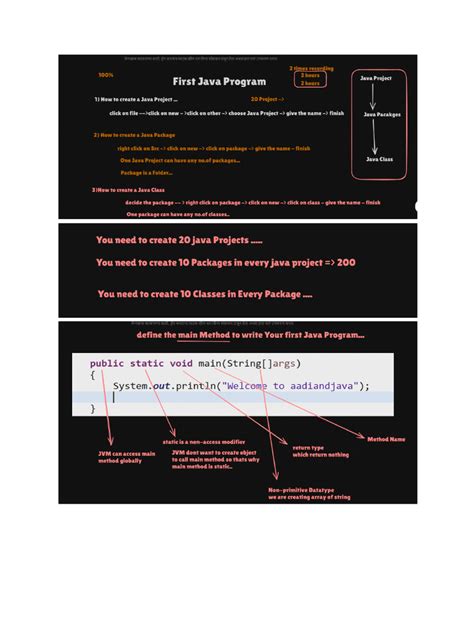 Main Method Variable In Java Day 3 Pdf