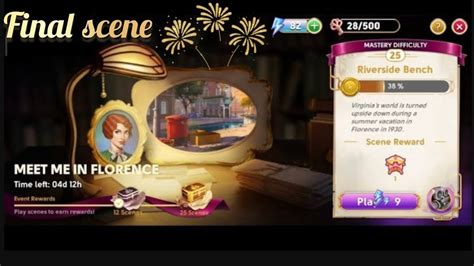 Junes Journey Secret 8r Scene 25 Riverside Bench Word Mode 4k Final