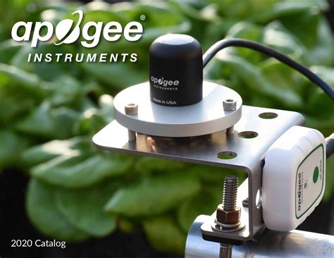 Apogee Instrument Se 100 Photometric Sensor Owners Manual