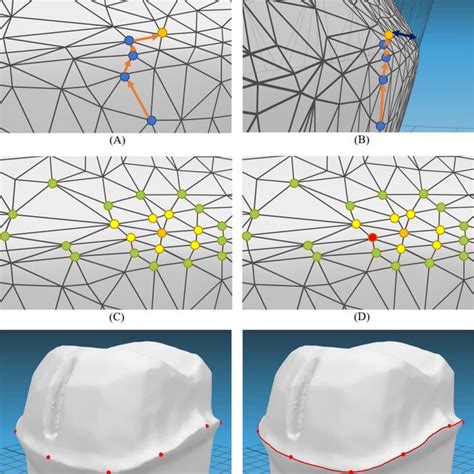 Process Of Defining Tooth Preparation Margin Based On Geometric