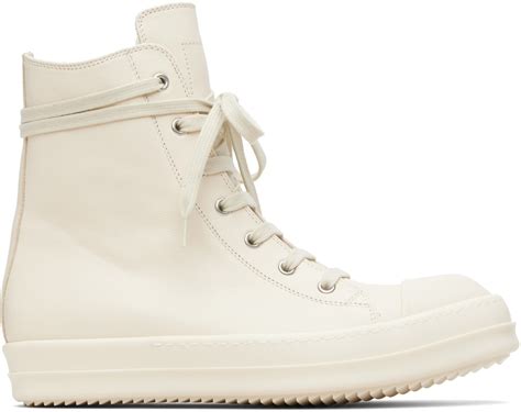 Rick Owens Off White Temple Sneakers Rick Owens