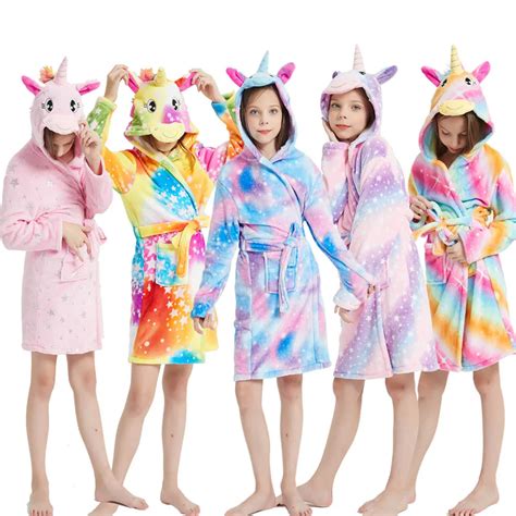 Teenage Bathrobe For Girls 5 6 7 8 9 10 11 12 13 Years 2024 Winter