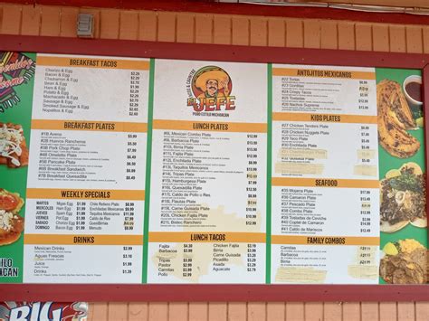 Tacos Y Carnitas “el Jefe” Corpus Christi Menu Reviews 38 Photos