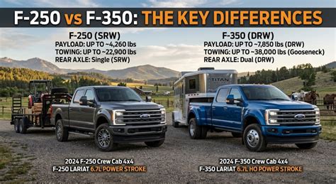 Difference Between F250 And F350 Super Duty Guide 2026