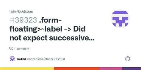 Form Floating~label Did Not Expect Successive Traversalssue