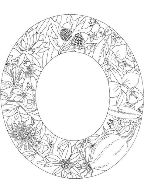 Desenhos De Letra O Imprimível Para Colorir E Imprimir Coloririnfo