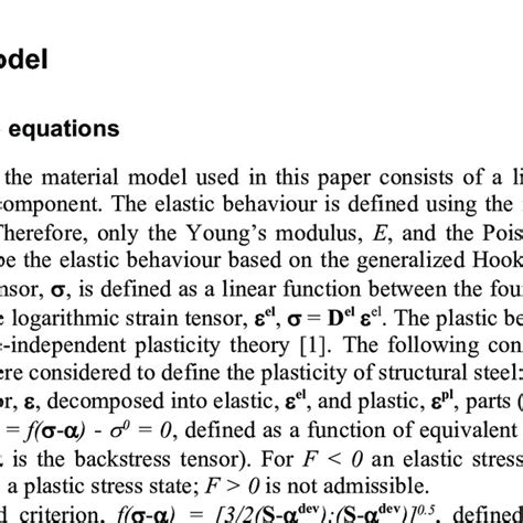 Monotonic Vs Cyclic Experimental Results Fig 6 Strain Range