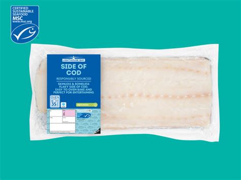 Lighthouse Bay Side Of Cod Lidl Great Britain Specials Archive