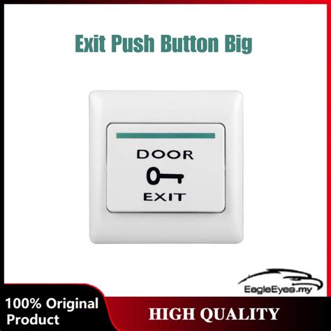 Exit Push Button Big For Door Access Shopee Malaysia