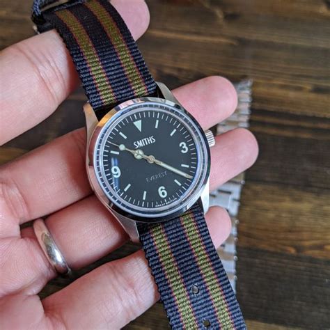 Wts Smiths Explorer 36mm On Bracelet With Raf Bond Strap Watchcharts