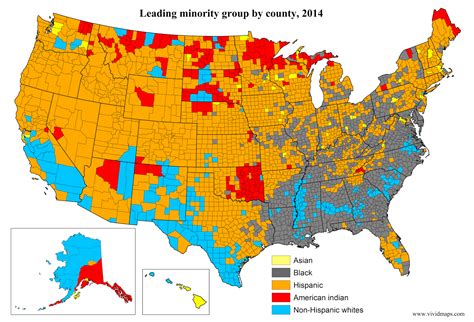 Racial Map Usa Printable Map Of Usa