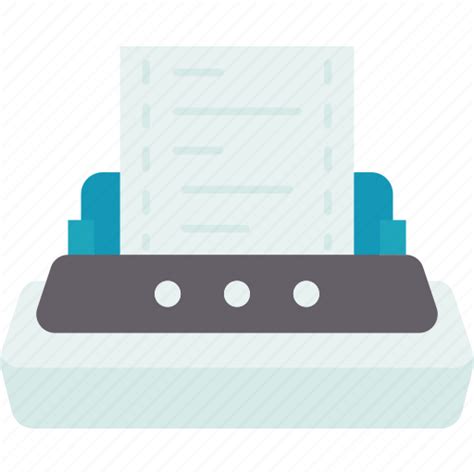 Dot Matrix Printer Paper Printing Icon Download On Iconfinder