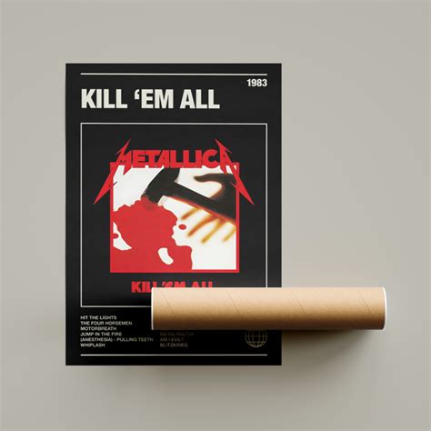 Metallica Kill Em All Album Poster Fly Prints Ltd