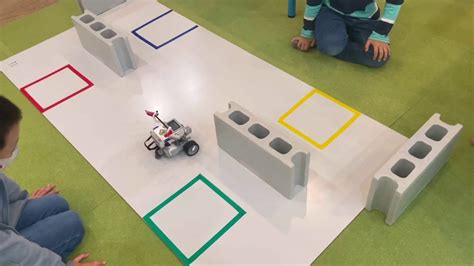 Lego Mindstorms Ev3 Touch Sensor Challenge Youtube