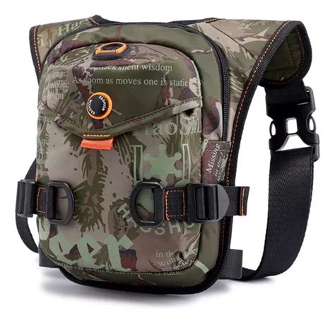 Mochila Piernera Riñonera Pechera Hombre Nailon Impermeable Mercadolibre