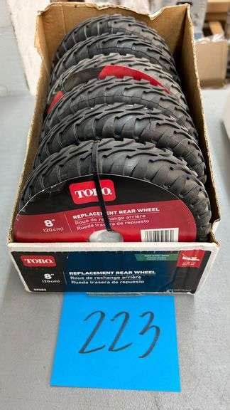 6 Toro 8 Replacement Rear Wheels Earls Auction Company