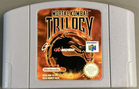 Mortal Kombat Trilogy Nintendo 64 Retrobros Fordi Vi Elsker Retrospil