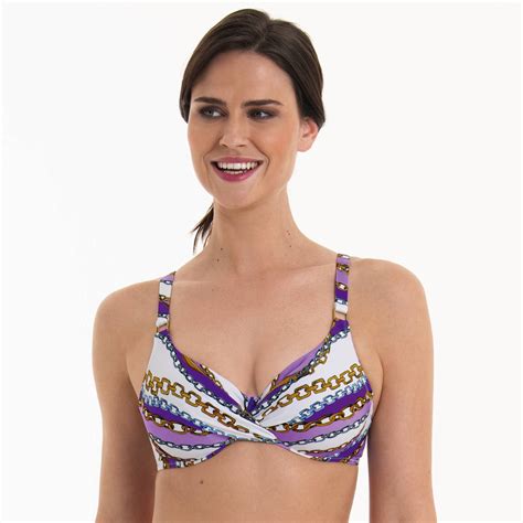 Anita Swimwear Style Melody Top Bikini Top Violet Ouh La La