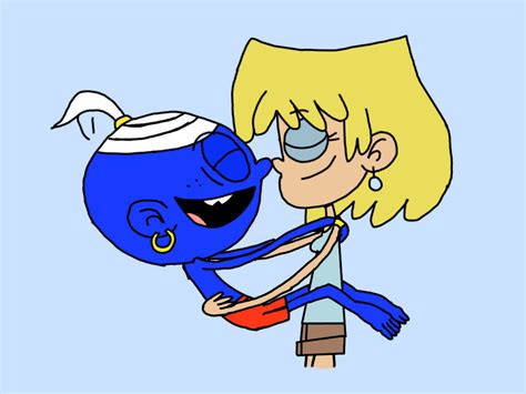 Lori Nuzzling Genie Lincoln By Trainboy452 On Deviantart