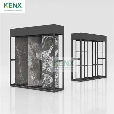 Tile Sample Rotating Display Shelf Customized