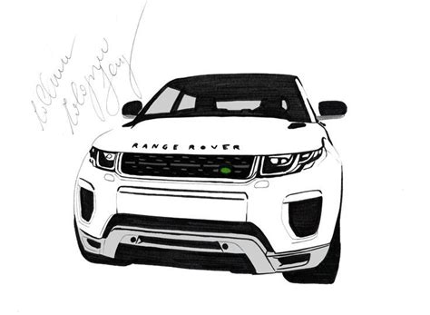 Range Rover Evoque Sketch