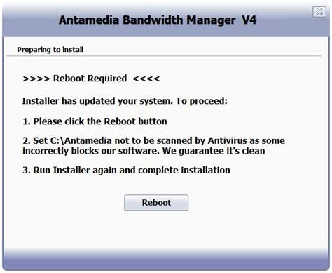 Bandwidth Manager Installation I Antamedia Software