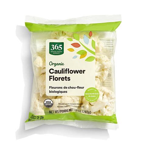 365 By Whole Foods Market Organic Cauliflower Florets 10
