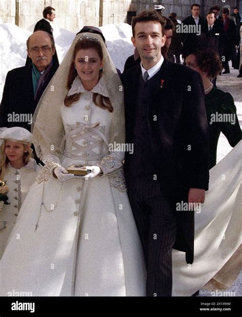 The Wedding Of Francesca Thyssen And Karl Habsburg Takes Place On 31st January 1993 In Mariazell
