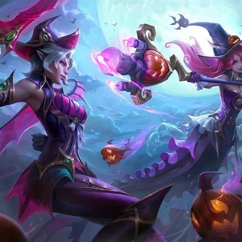 Bewitching League Of Legends Riot Games Halloween Witch 8k Wallpaper