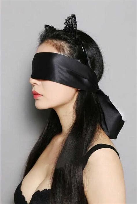Sexy Lace Eye Mask Bdsm Bondage Restraint Silk Blinder Erotic
