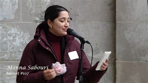 Monna Sabouri Sonnet 107 2018 Shakespeares Birthday Sonnet Slam On