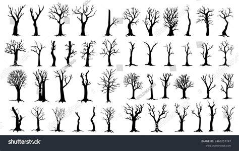 643 Dead Tree Silhouette Clip Art Stock Vectors And Vector Art