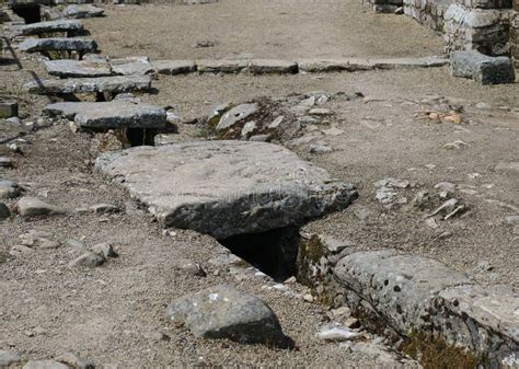 Vindolanda Hexham Northumberland Uk June 2024 Fort Excavated Walls