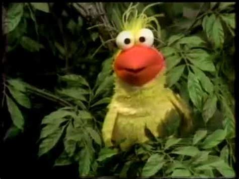 Classic Sesame Street Little Bird Makes The Sound Of The Letter M