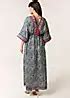 Blue Vanilla Embellished Kimono Dress Freemans